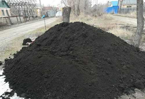 Земля, Чернозем для сада, Перегной крс-15 т, мешка