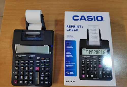 Печатающий калькулятор Casio
