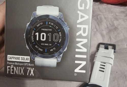 Garmin Fenix 7x sapphire solar titanium