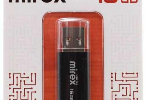Флешка 16 гб USB 3.0 Mirex unit black