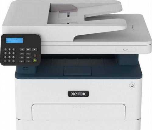 Мфу Xerox WorkCentre b225dni, лазерный, белый