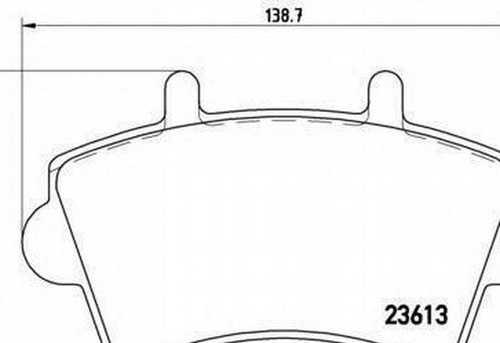 Передние тормозные колодки Brembo, P59039