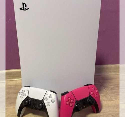 Sony PlayStation 5, 1000 гб, 2 геймпада