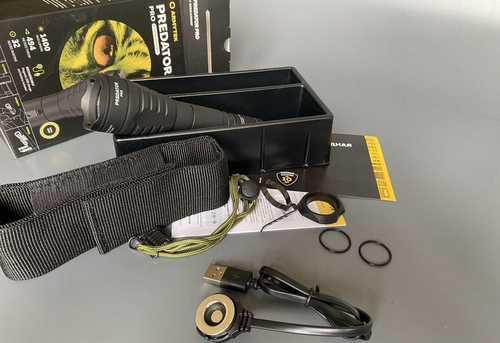 Фонарь armytek predator pro теплый f07301w