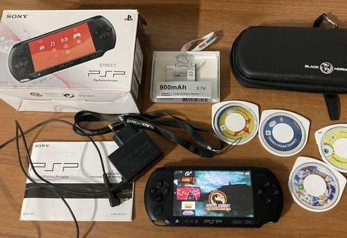 Sony PSP e1004 street+полный комплект