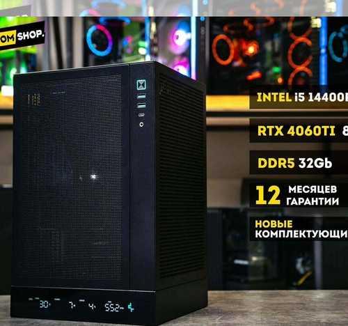 Новый Игровой пк i5 14400F   RTX 4060Ti