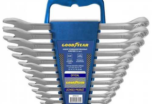 Набор комбинированных ключей goodyear 12 штук