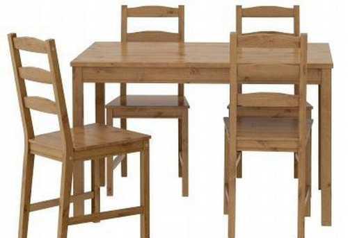 Комплект стол и 4 стула Йоккмок Икеа (доставка)
