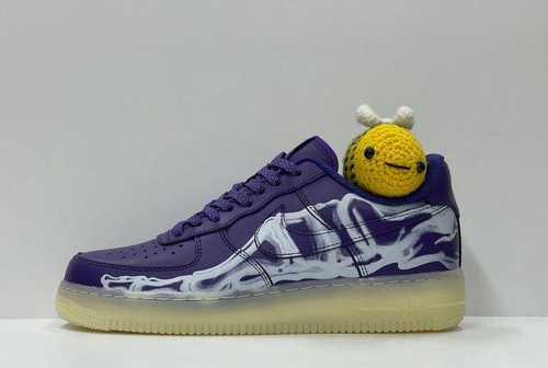 Nike Air Force 1 Skeleton Purple Фиолетовый