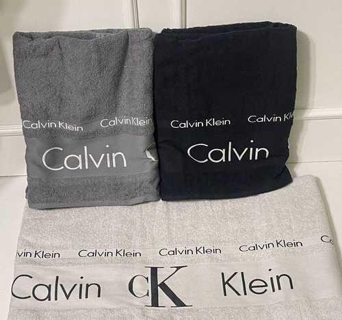 Новое банное полотенце Calvin klein 145x100 cm