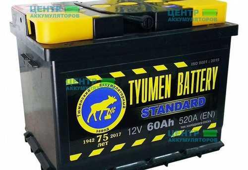 Аккумулятор новый tyumen 60Ah 12V