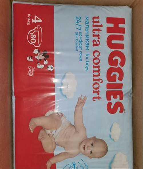 Подгузники Huggies Ultra Comfort для мальчиков 4