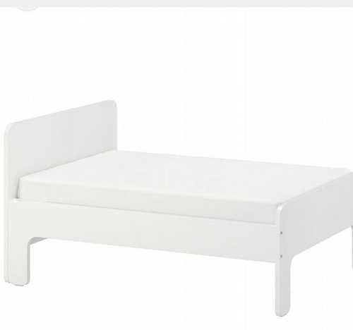 Детская кровать IKEA слэкт растущая