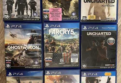 Sony PS4 hogwards legacy,Far Cry,Mafia,Uncharted