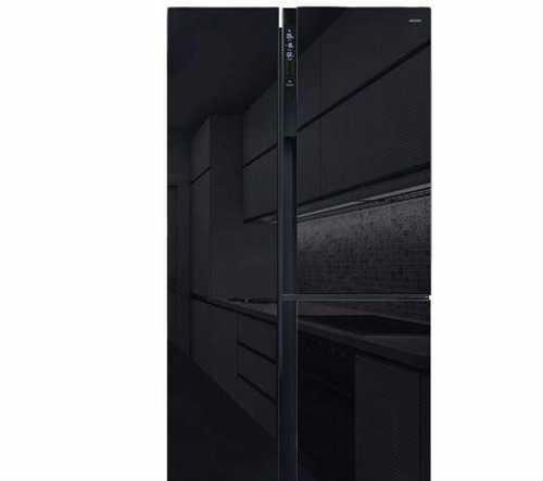Холодильник ginzzu NFK-475 черный в наличии