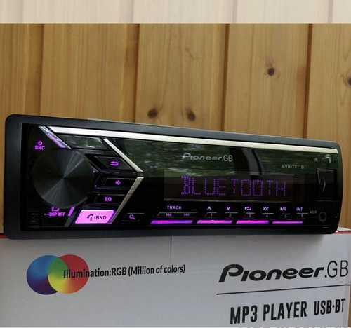 Магнитола Pioneer с блютусом + установка