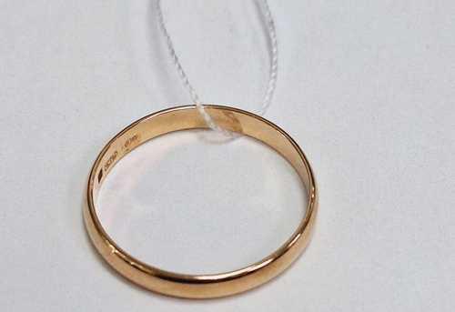 Золотое обручальное кольцо 17,5 р-р дефор (7650)
