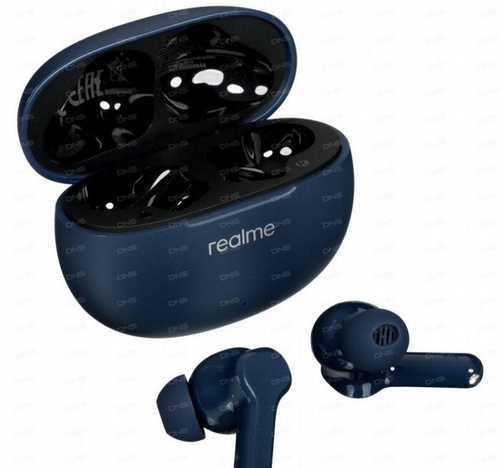 Новые наушники realme buds t110 синие