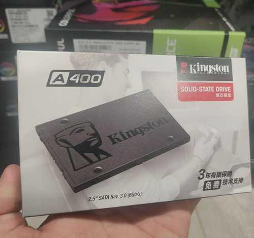 Ssd kingston a400 480gb новый