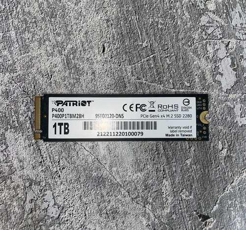 Ssd 1tb patriot p400