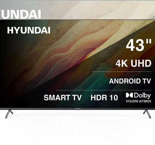 43" Телевизор Hyundai H-LED43BU7009, 4K Ultra HD