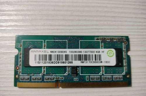 RAM Ramaxel ddr3 1600 Mhz, 4gb х 2 шт. PC3 1,5v