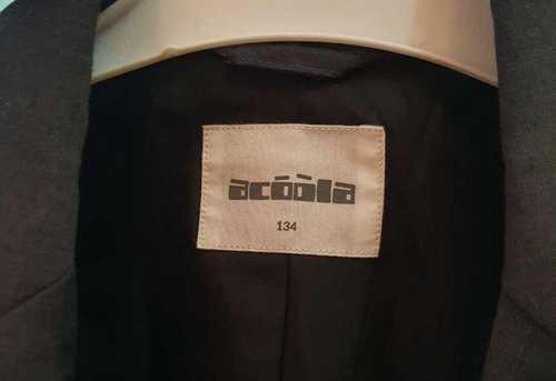 Acoola костюм школьный 134,брюки пиджак намальчика