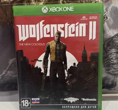 Диск wolfenstein 2 для Xbox one