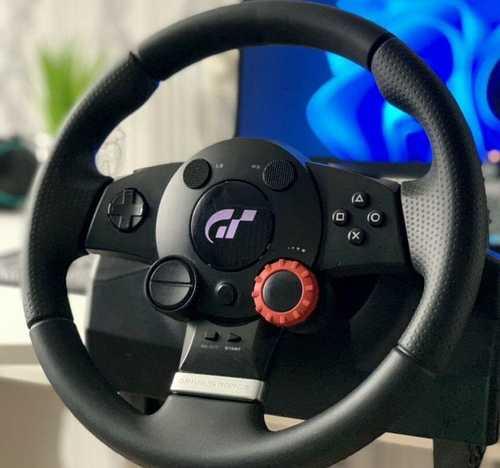 Игровой руль logitech driving force gt