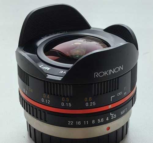 Объектив Rokinin 7.5/3.5 Fisheye