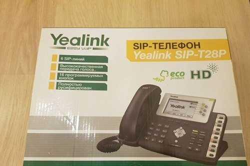 Проводной IP-телефон Yealink SIP-T28P