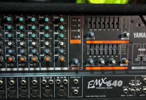 Yamaha EMX 640. Samson TM 500