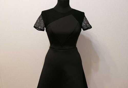 Черное платье ASOS XS 40 приталенное