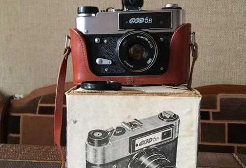 Плёночный фотоаппарат фэд 5в