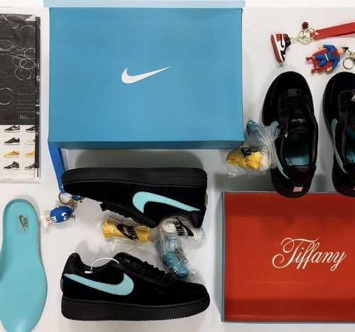 Nike Air Force 1 Low Tiffany Натуральная замша