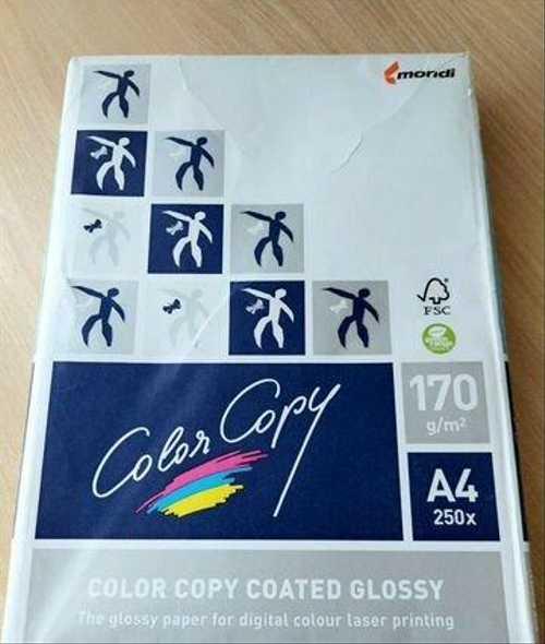 Бумага для фотопечати Color Copy, A4, 170 г/м2