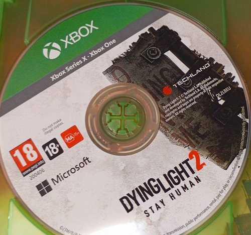 Dying light 2 xbox диск