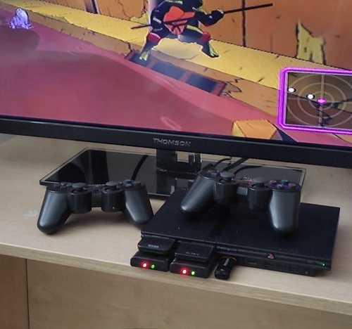 Sony Playstation 2 slim, прошитая