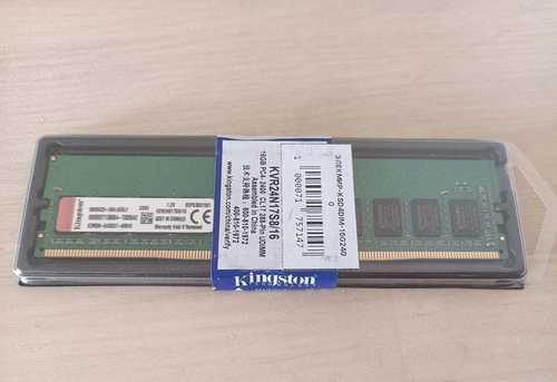 Оперативная память DDR4 Kingston 16Гб 2400Mhz cl17