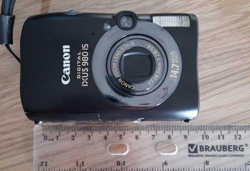 Зеркальный фотоаппарат Canon digital ixus 980is
