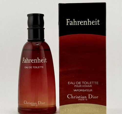 Christian dior Fahrenheit edt 50 мл винтаж 1990e