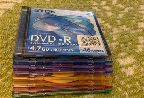 Диски CD+R (8 шт) + DVD-R (1 шт)