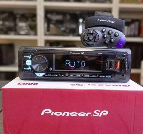 Магнитола Pioneer 1Din 12-24В с bluetooth 60Вт