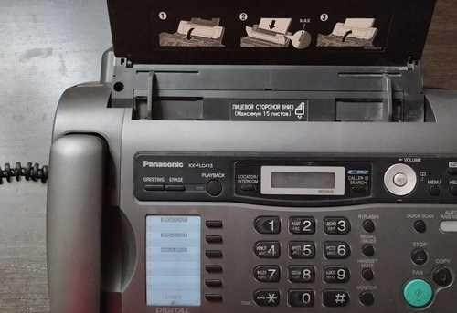 Телефон факс Panasonic KX-FLC413