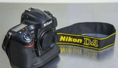 Зеркальный фотоапарат Nikon D4 - без объектива