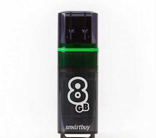 USB флешка 8GB 3.0 SmartBuy Glossy series Dark Gre