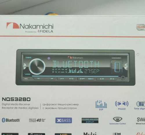 Процессорная магнитола Nakamichi NQ532BD