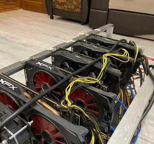 Видеокарты RX 570 8 gb или весь риг одним лотом