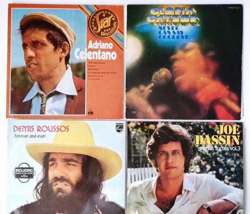 Celentano, Gloria Gaynor Demis Roussos Joe Dassin