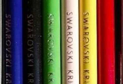 Цветные карандаши с камнями swarovski
